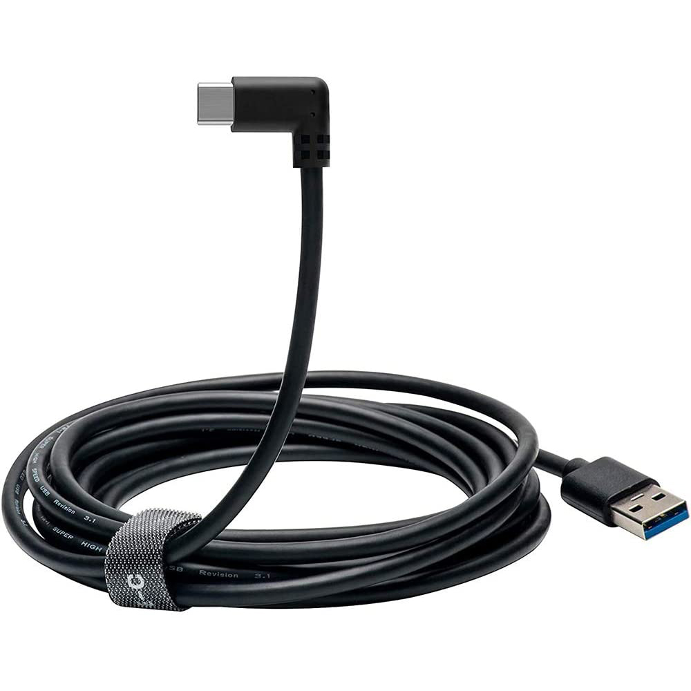 Oculus Quest Link Cable USB Type C Cable 16ft 5M 90 Degree Angled High Speed Data Transfer Fast Charging Compatible for Oculus Quest VR Headset and Gaming PC Server360
