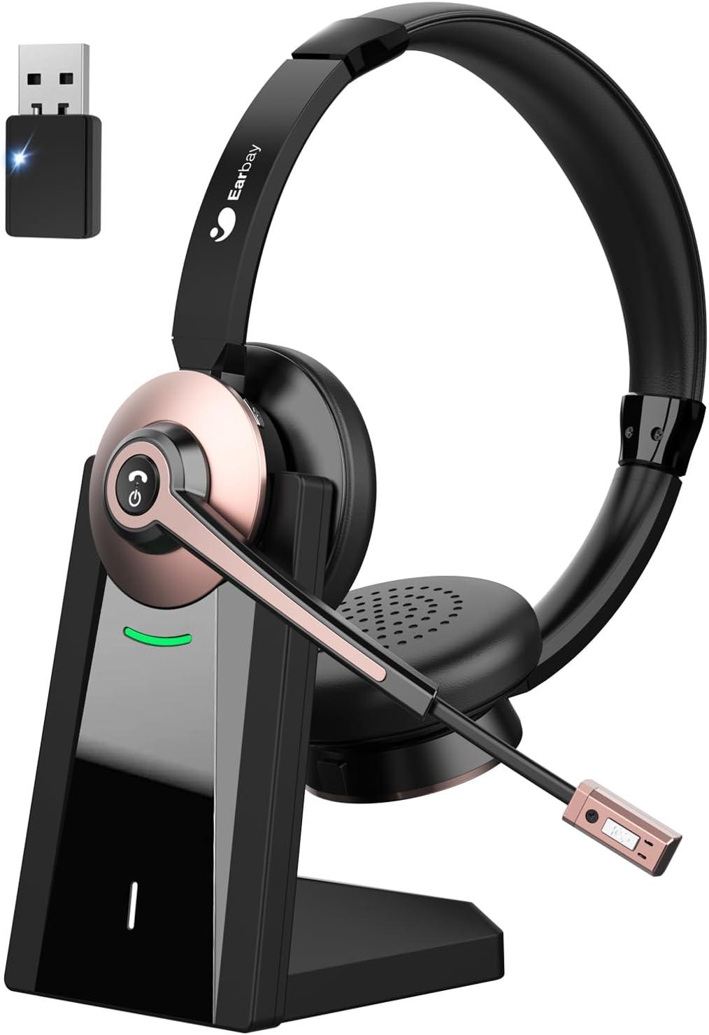 Wireless microphone headset usb store